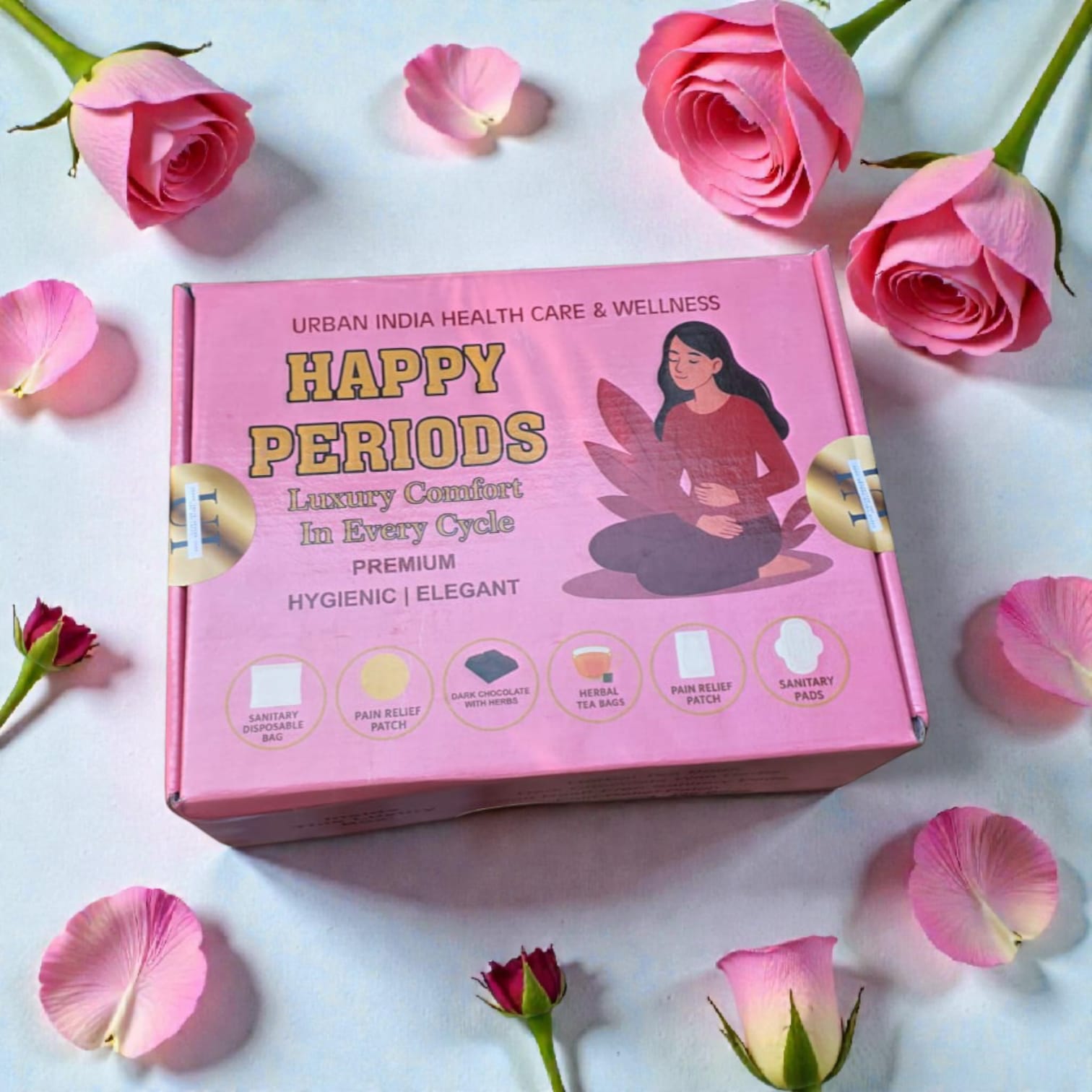 Period Box for Complete PMS Relief - Happy Period Box by Urban India ...